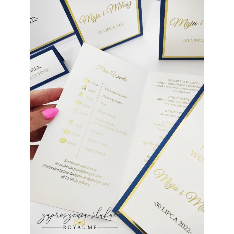 Menu weselne oraz plan wesele